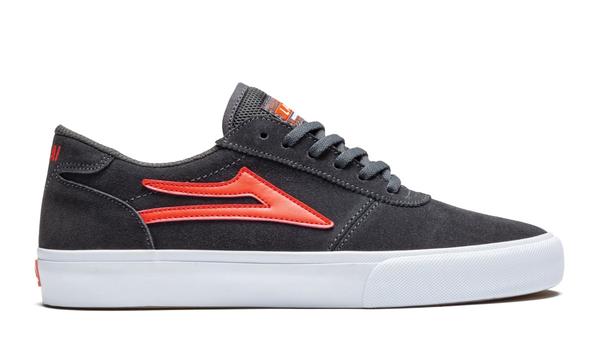 MANCHESTER CHARCOAL/FLAME SUEDE – www.lakai.co.nz